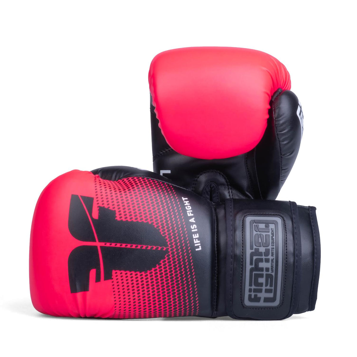 Boxing gloves Fighter Training PU - black/pink, FBG-TRP-003 – Fighters ...