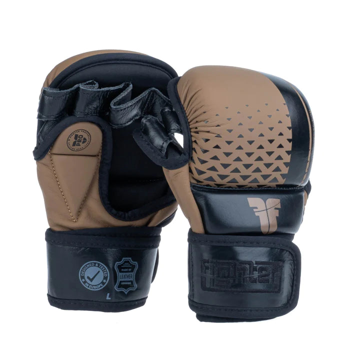 Fighter MMA Gloves Pro - black/brown, FMGL-PRO-001 – Fighters Inc ...