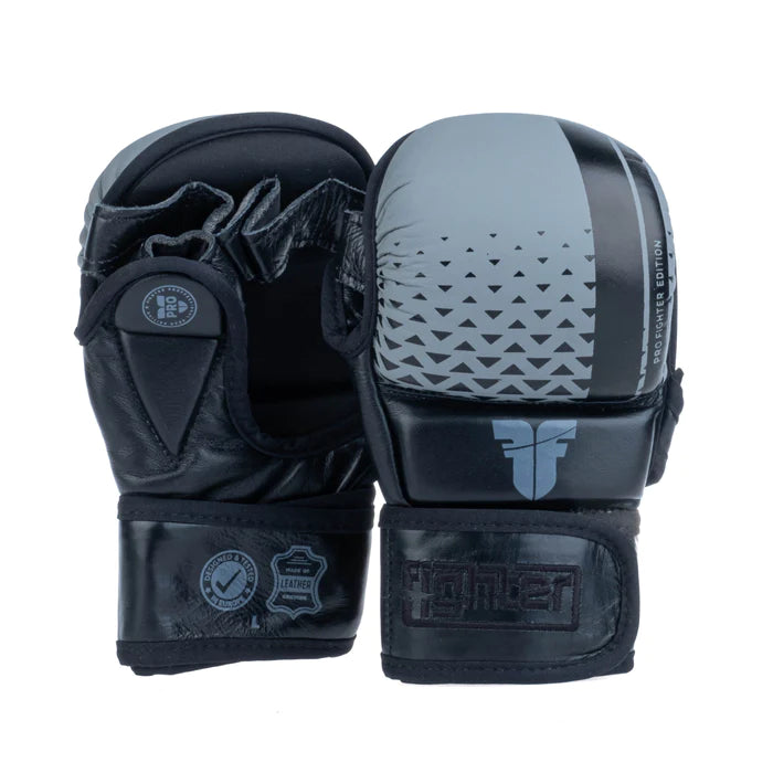 Fighter MMA Gloves Pro - black/gray FMGL-PRO-002 – Fighters Inc ...