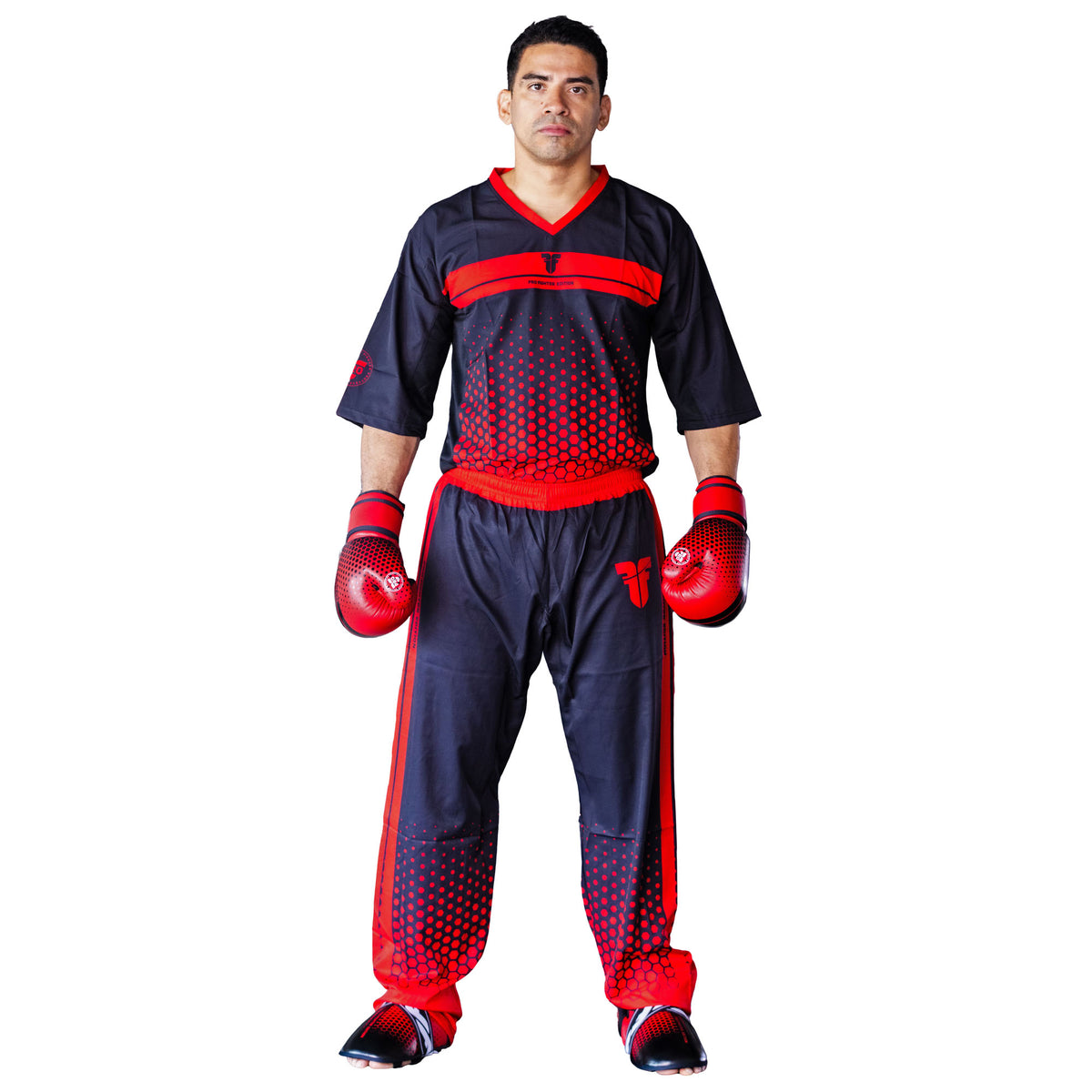 Fighter uniform pro fighter - red/black – Fighters Inc. - Martial Arts ...