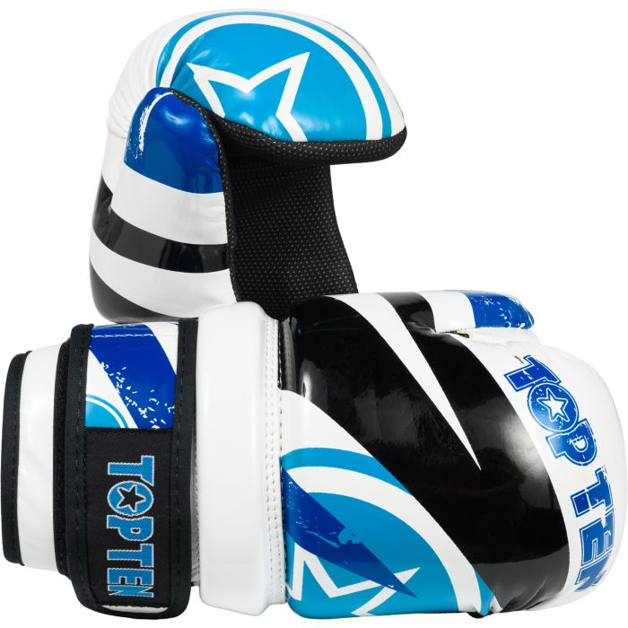 Top Ten Open-Hand Gloves Urban Arts - Blue – Fighters Inc. - Martial ...