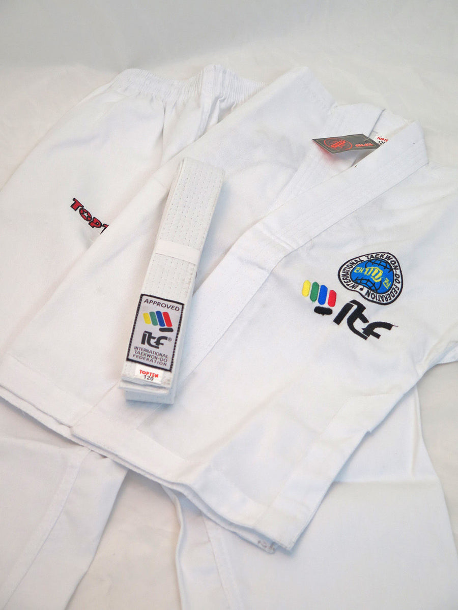 Uniforms for Taekwondo ITF – Fighters Inc. - Martial Arts Equipment