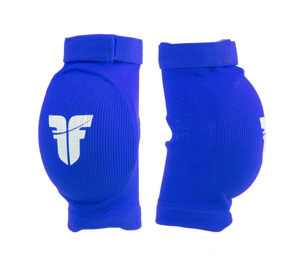 Fighter FF Elbow Guard Blue Oval Cup Protector with Elastic Strap, FEG ...