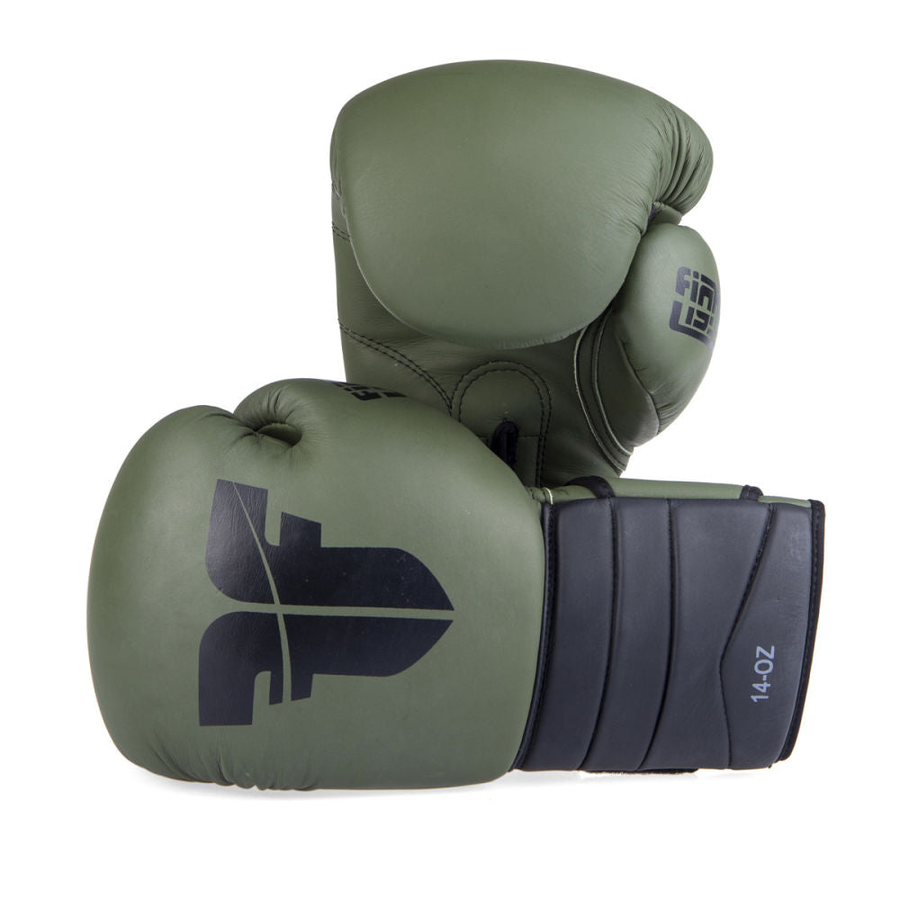 Fighter Sparring Boxing Gloves - khaki/black, FBG-002KB – Fighters Inc ...